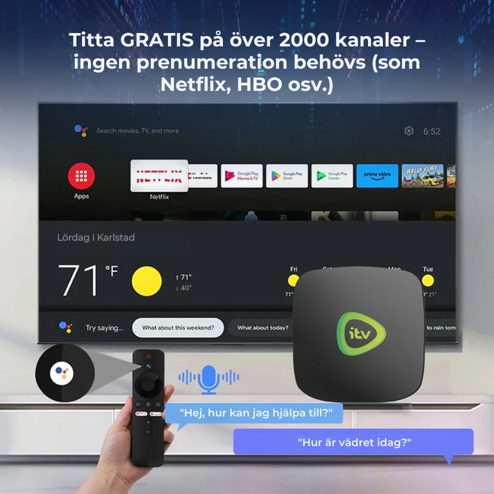 StreamMästare 4K PRO™ Ultra HD Streaming med Smart Kontroll – Myss